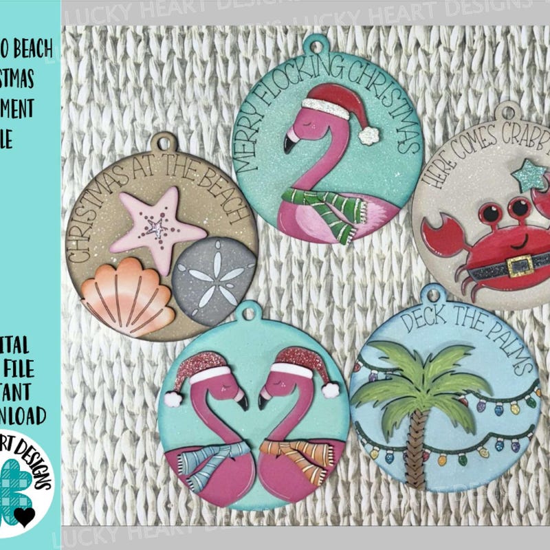 Hibiscus Ornament Laser - Etsy