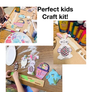 Standing Easter Friends Scene File SVG, Glowforge, Luckyheartdesignsco ...