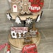 Gingerbread Tiered Tray File SVG, Glowforge Christmas Tier Tray ...