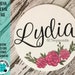 Lydia Floral File SVG Glowforge Flower Layered Flower | Etsy