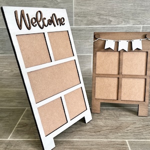 MINI Sandwich Board Interchangeable Leaning Sign File SVG, Easel Sign ...