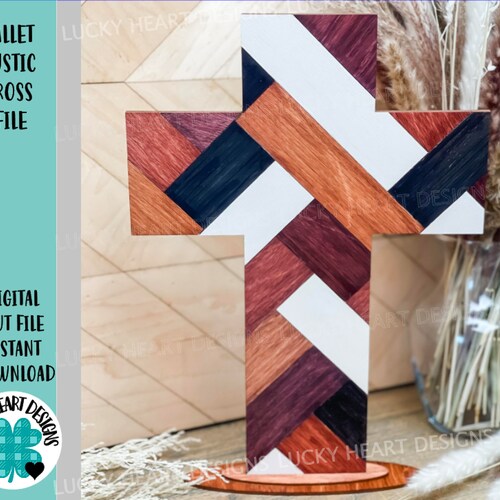 Pallet Rustic Cross File SVG Farmhouse Glowforge - Etsy