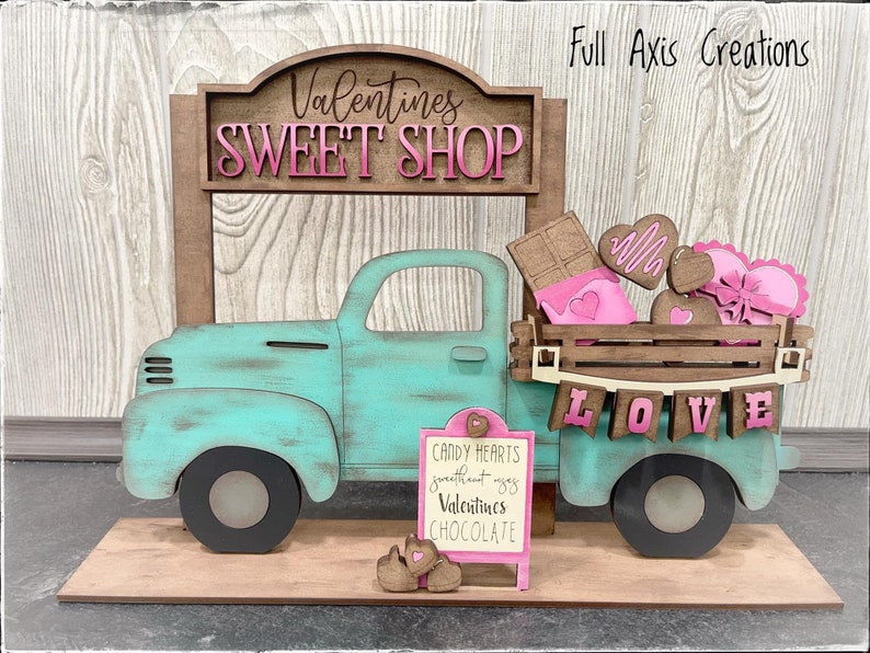 Valentines Sweet Shop Add on Interchangeable Farmhouse Truck File SVG ...
