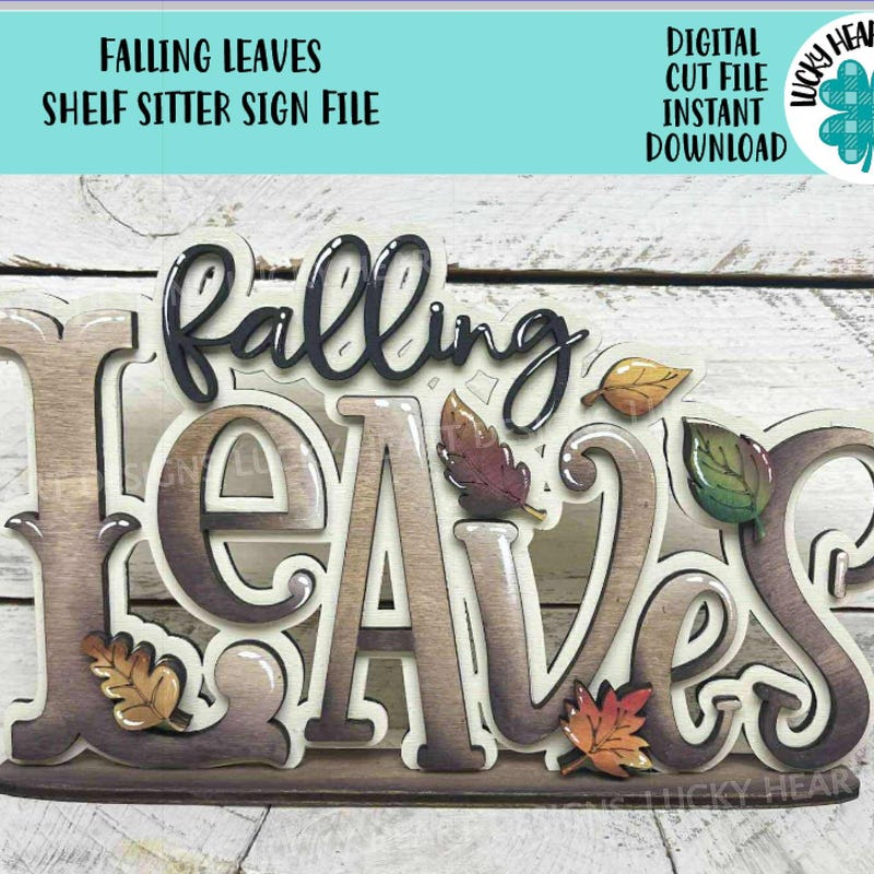 Fall Leaf Sign - Etsy