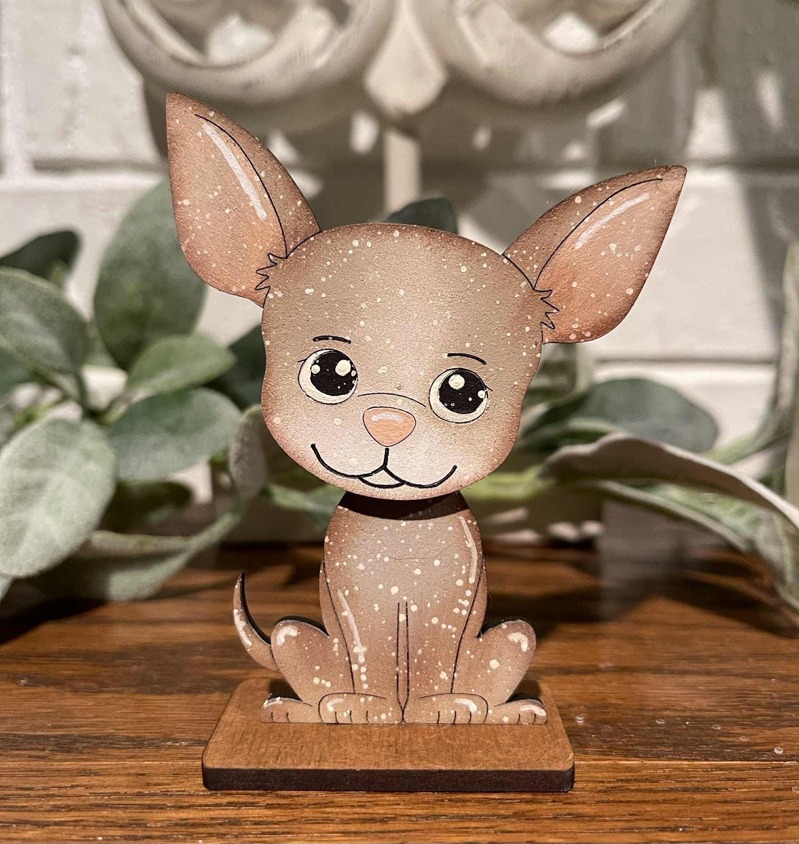 Dog Puppy Standing Set File SVG, Chihuahua Tiered Tray Glowforge ...