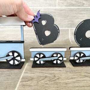Alphabet Standing Train File SVG, Glowforge, Christmas, Nursery, Baby ...