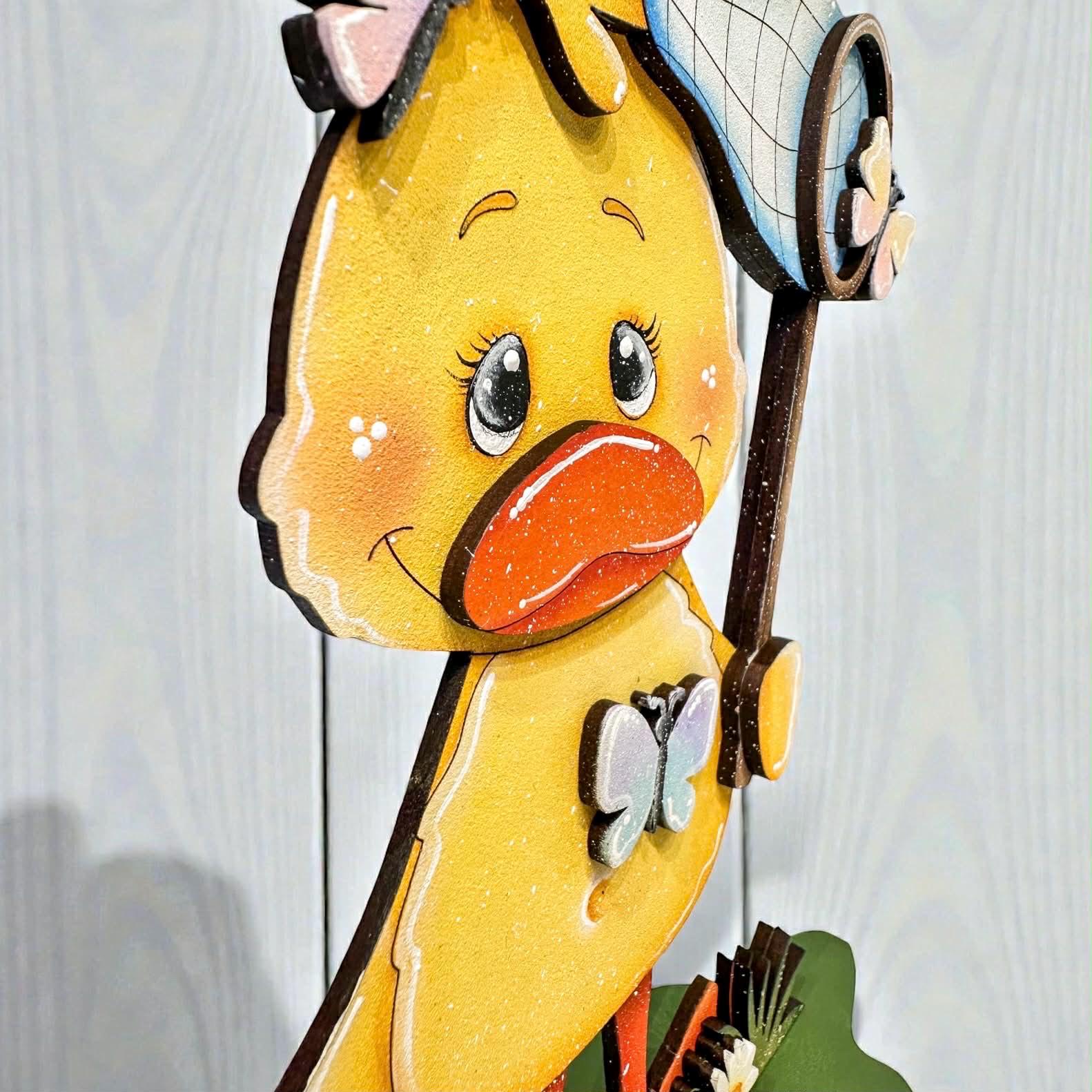 Duck Butterfly Spring Standing File SVG, Umbrella, Swimming, Flower ...