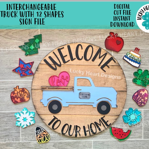 Interchangeable Welcome Sign - Etsy