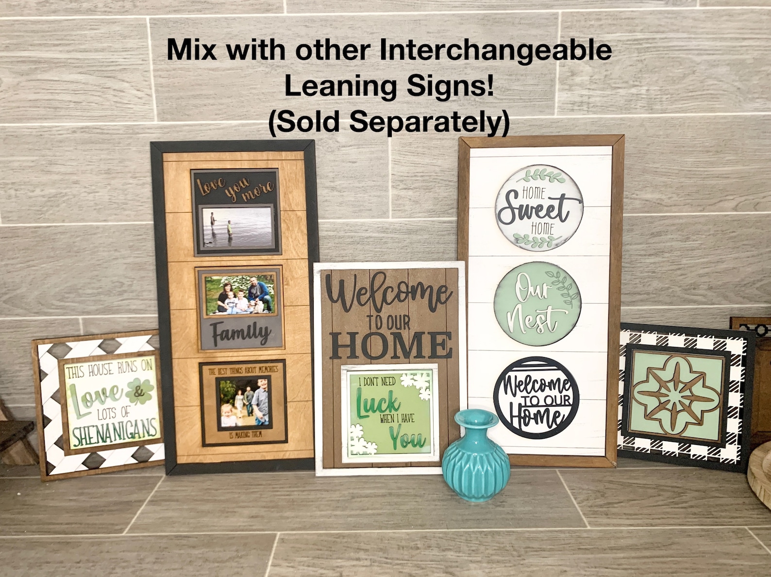 Pearl Scroll Frame Backers Interchangeable Leaning Sign File SVG ...