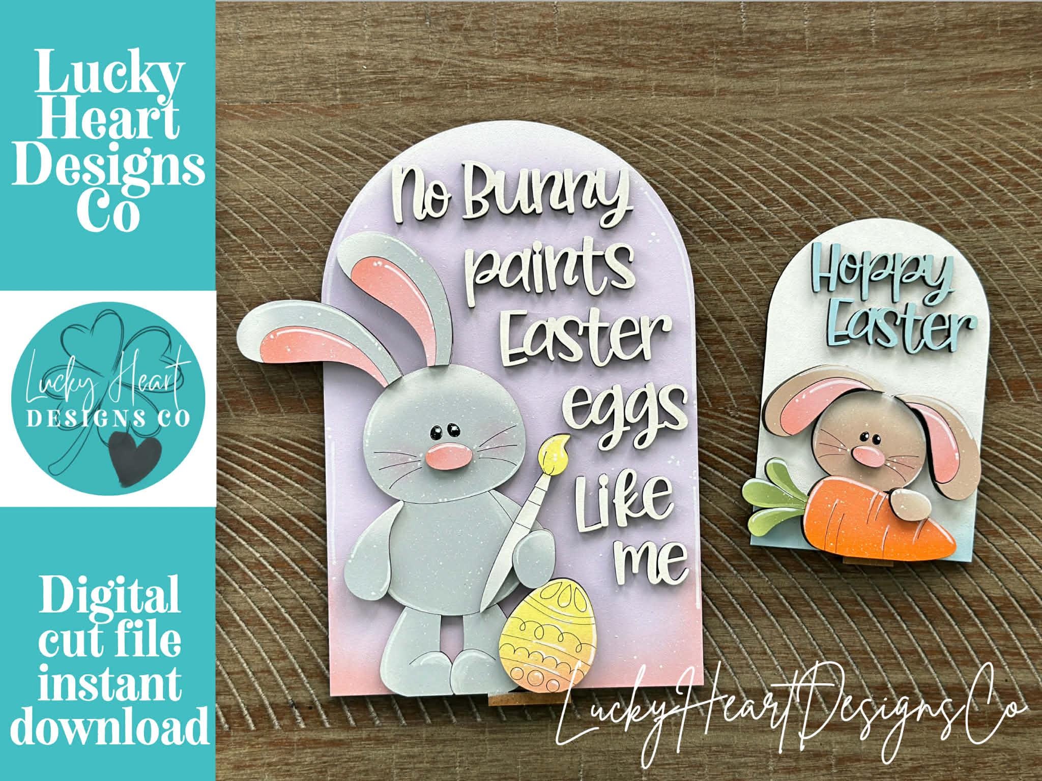 Floppy Easter Bunny Tall Arch Sign Interchangeable File SVG, TINY ...