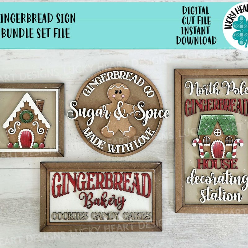 Gingerbread Sign - Etsy
