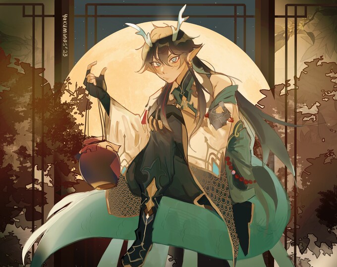 Honkai Star Rail Danheng 5.5"x5.5" Square Art Print - Etsy