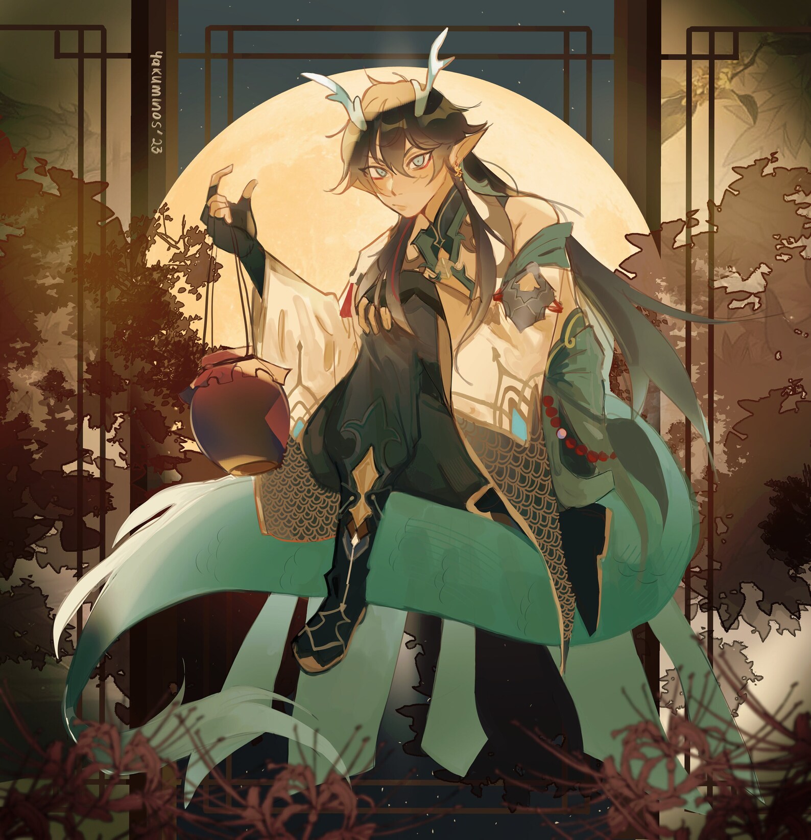 Honkai Star Rail Danheng 5.5"x5.5" Square Art Print - Etsy