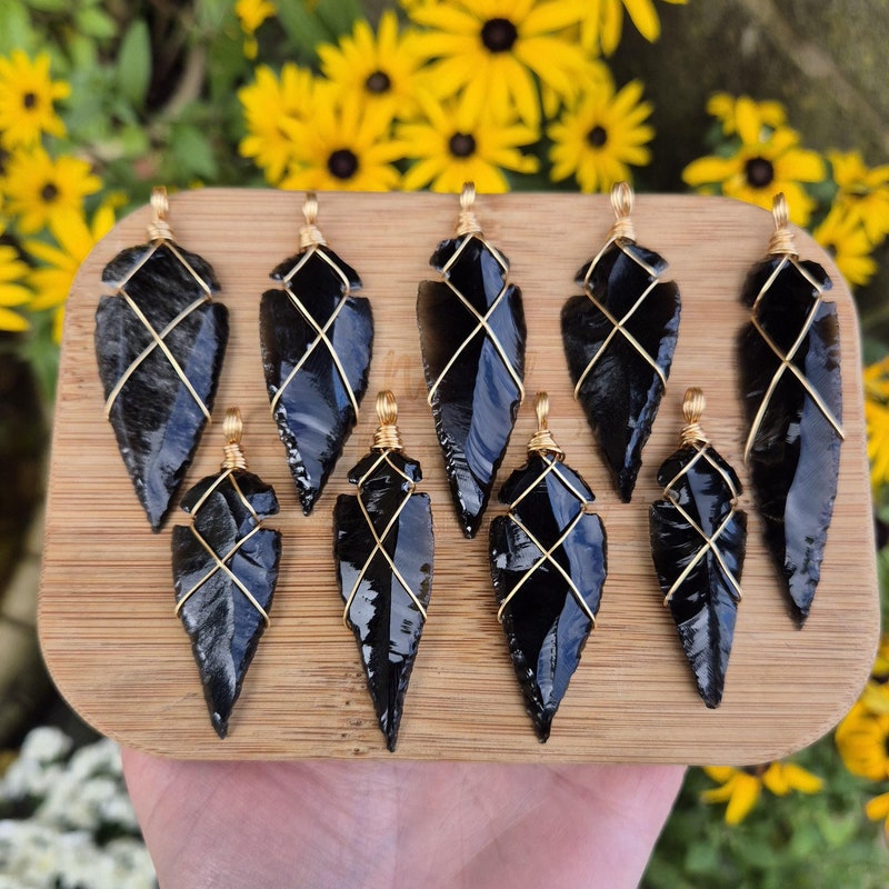 Obsidian Arrowheads - Etsy