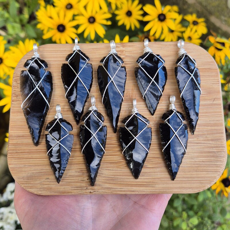 Obsidian Arrowheads - Etsy