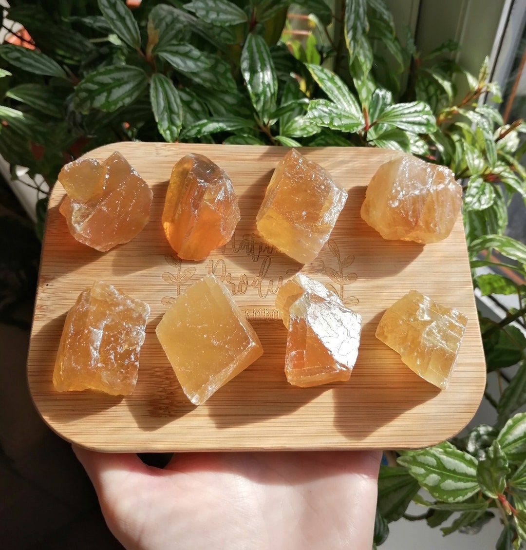 Rough Honey Calcite Crystal Rough Calcite Stone Honey Calcite Rock ...
