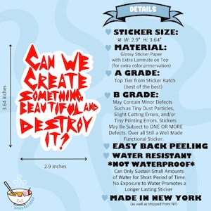 Disasterology Pierce the Veil Sticker - Etsy