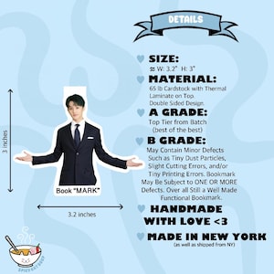 Mark Lee Magnetic Bookmark - Etsy