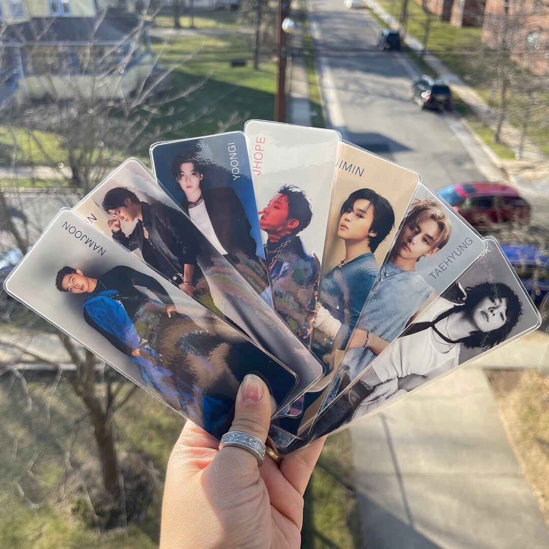 BTS Bookmarks - Etsy