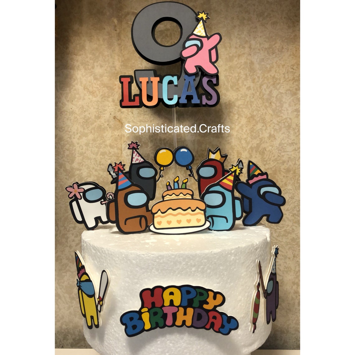 Among Us Cake Topper - Etsy