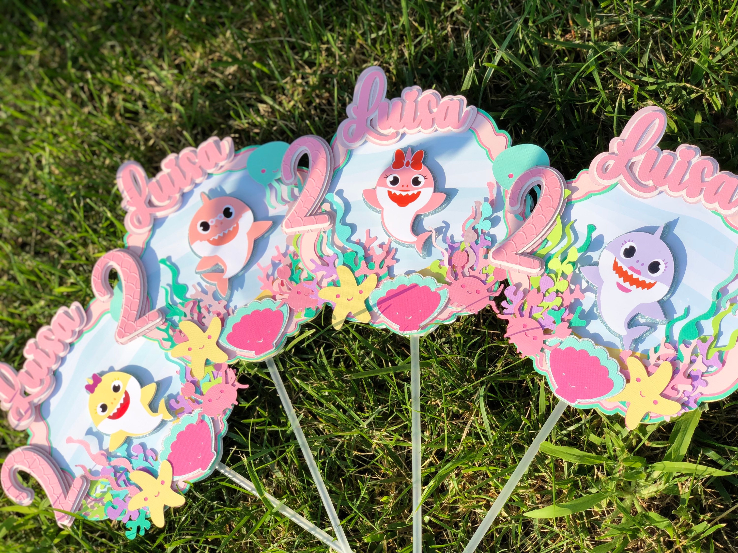 Baby Shark Cake Topper - Etsy