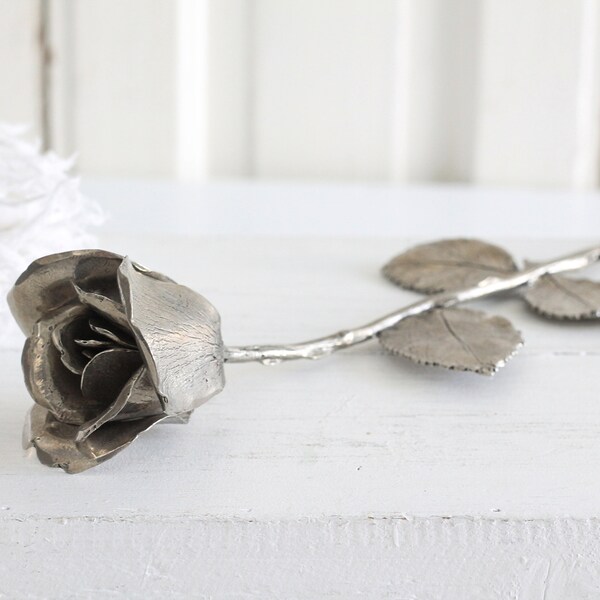 Pewter Rose - Etsy