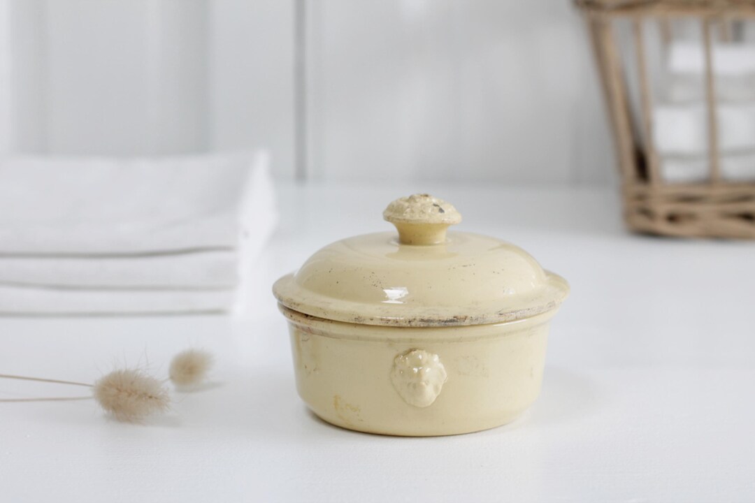 Antique French Ironstone Lidded Foie Gras Tureen With Lion Heads ...