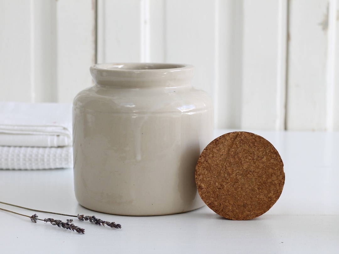 1x Vintage French Lab Lagny Glazed Stoneware Pots, Pottery With ...