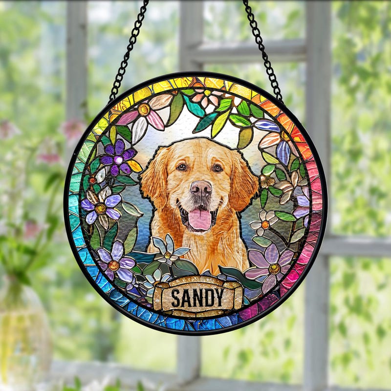 Crystal Photo of Dog - Etsy