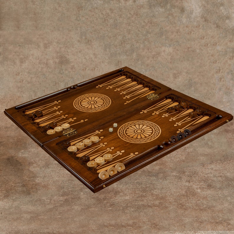 Backgammon Pomegranate - BACKGAMMON Set - BACKGAMMON Personalized Board Game -handmade ...