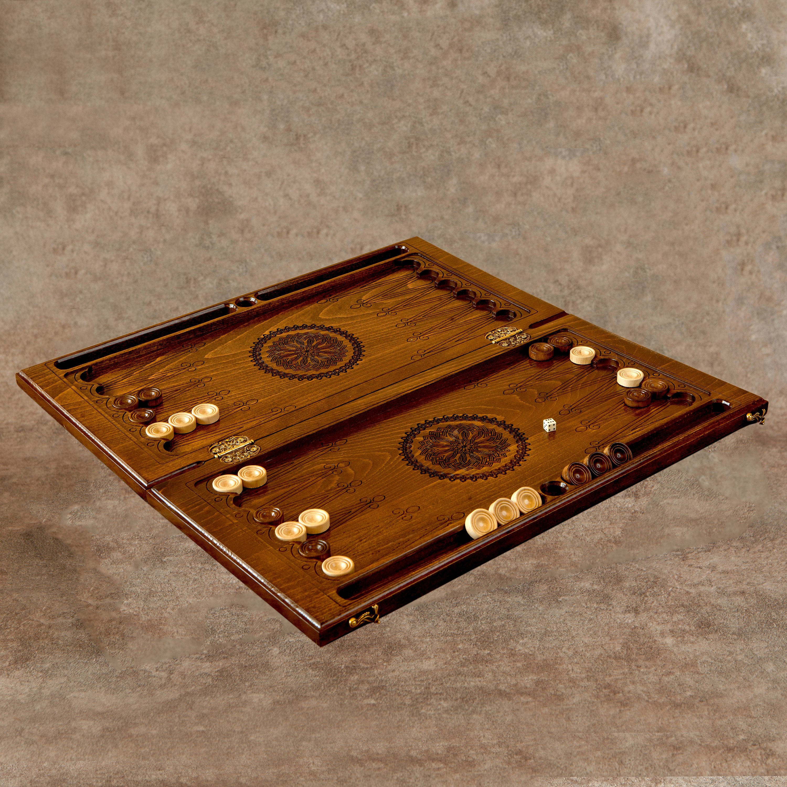 Backgammon Classic BACKGAMMON Set BACKGAMMON Personalized Board Game ...