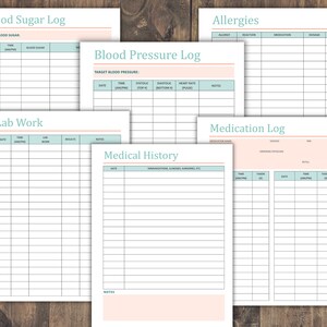 Medical Binder Printable | Medical Communication Log | Medical ...