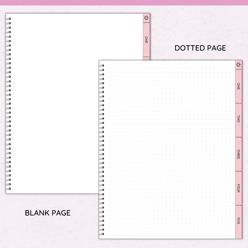 Digital Notebook Digital Bullet Journal Digital Daily - Etsy