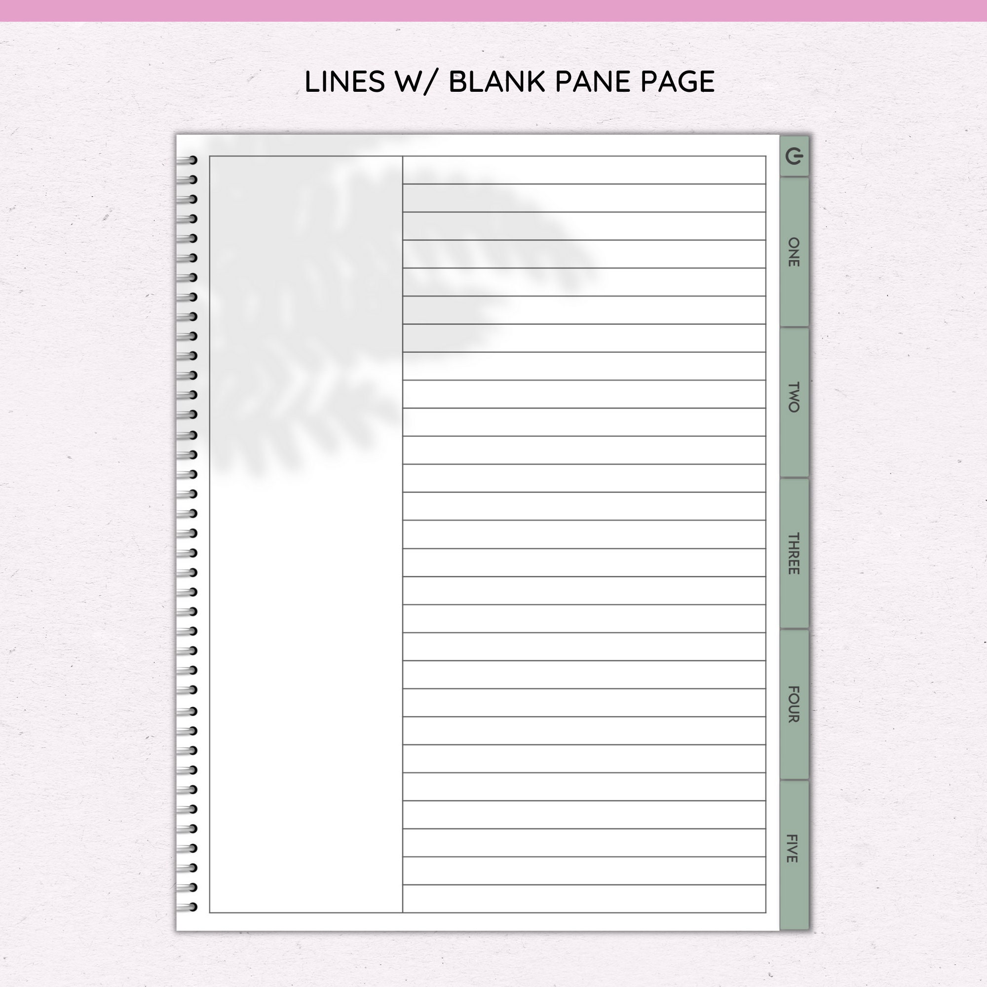 Digital Notebook, Digital Bullet Journal, Digital Daily Journal, Black ...