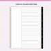 Digital Notebook, Digital Bullet Journal, Digital Daily Journal, Black ...