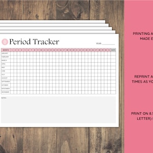 Period Tracker, Period Tracking for Teens, Period Tracker Printable ...