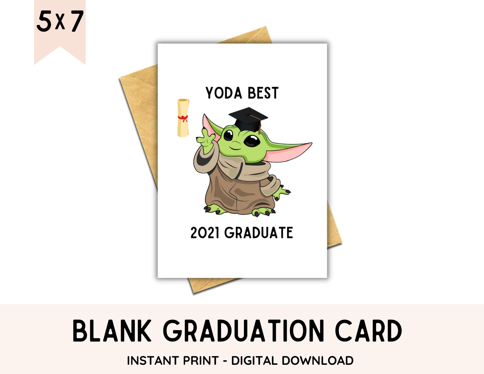 Graduation Card, Graduation Printable, Printable Graduation Card - Etsy