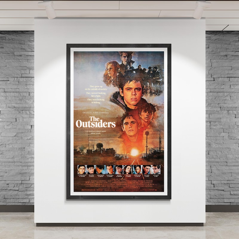 The Outsiders Movie Poster - Etsy