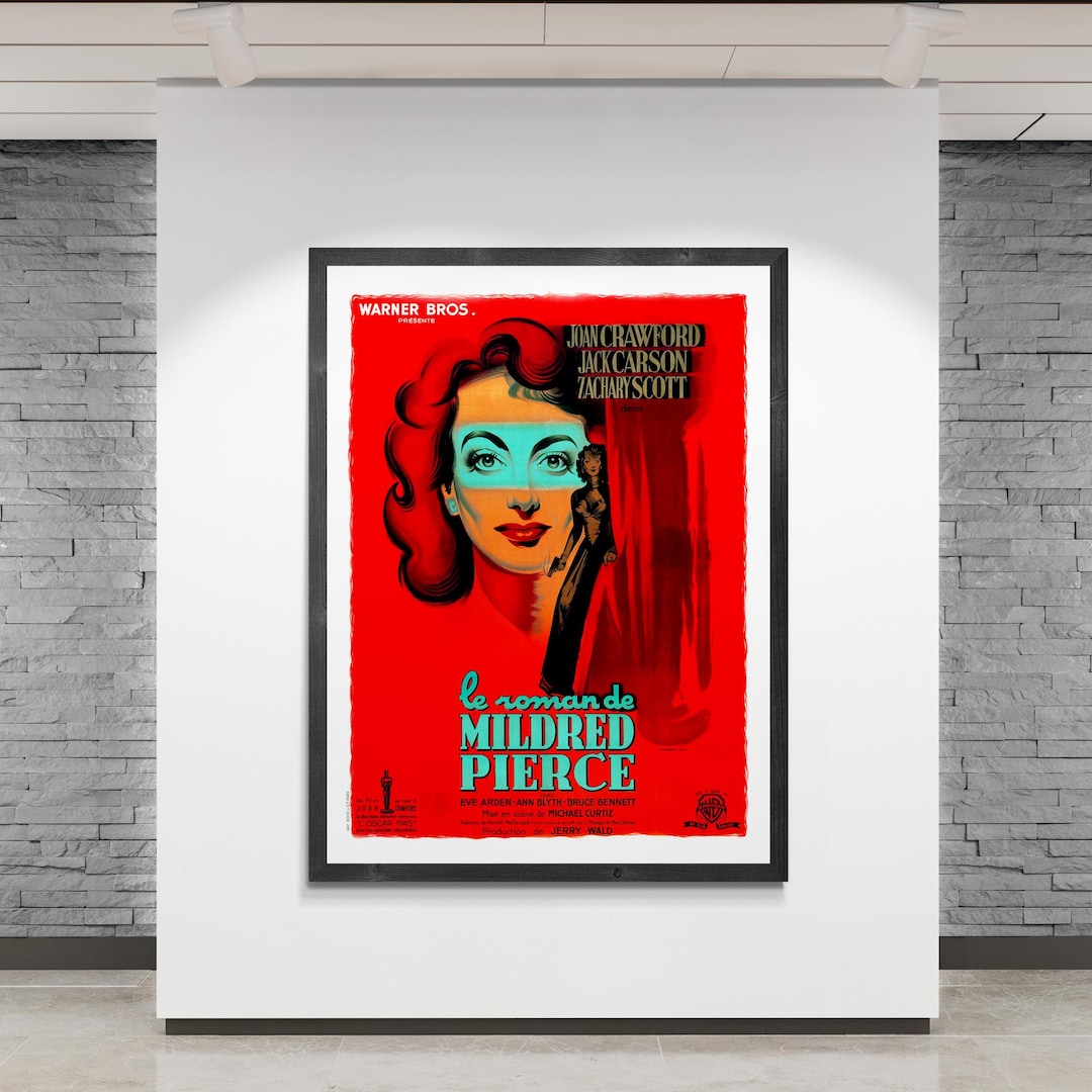 Mildred Pierce (1945) French Movie Poster Joan Crawford Film Noir ...