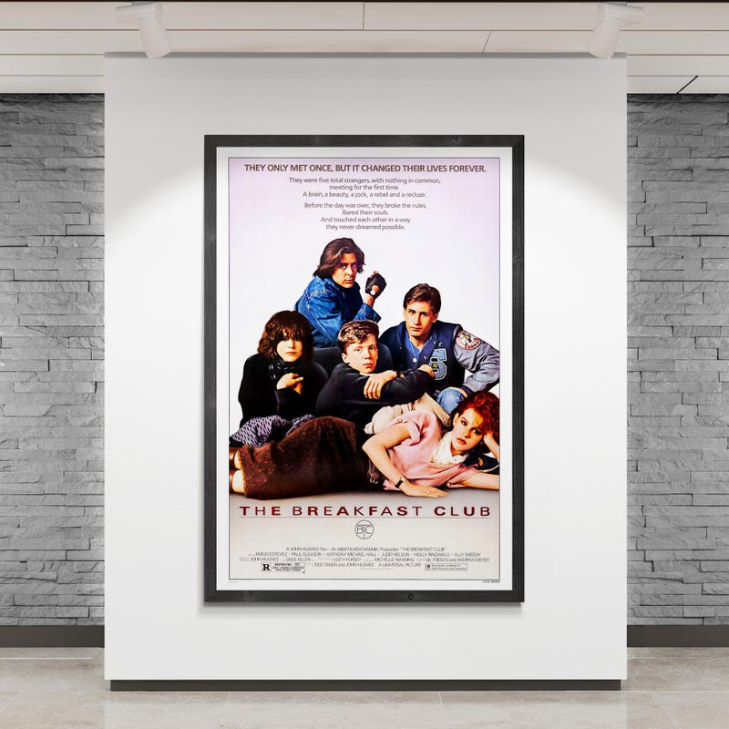 The Breakfast Club Poster - Etsy