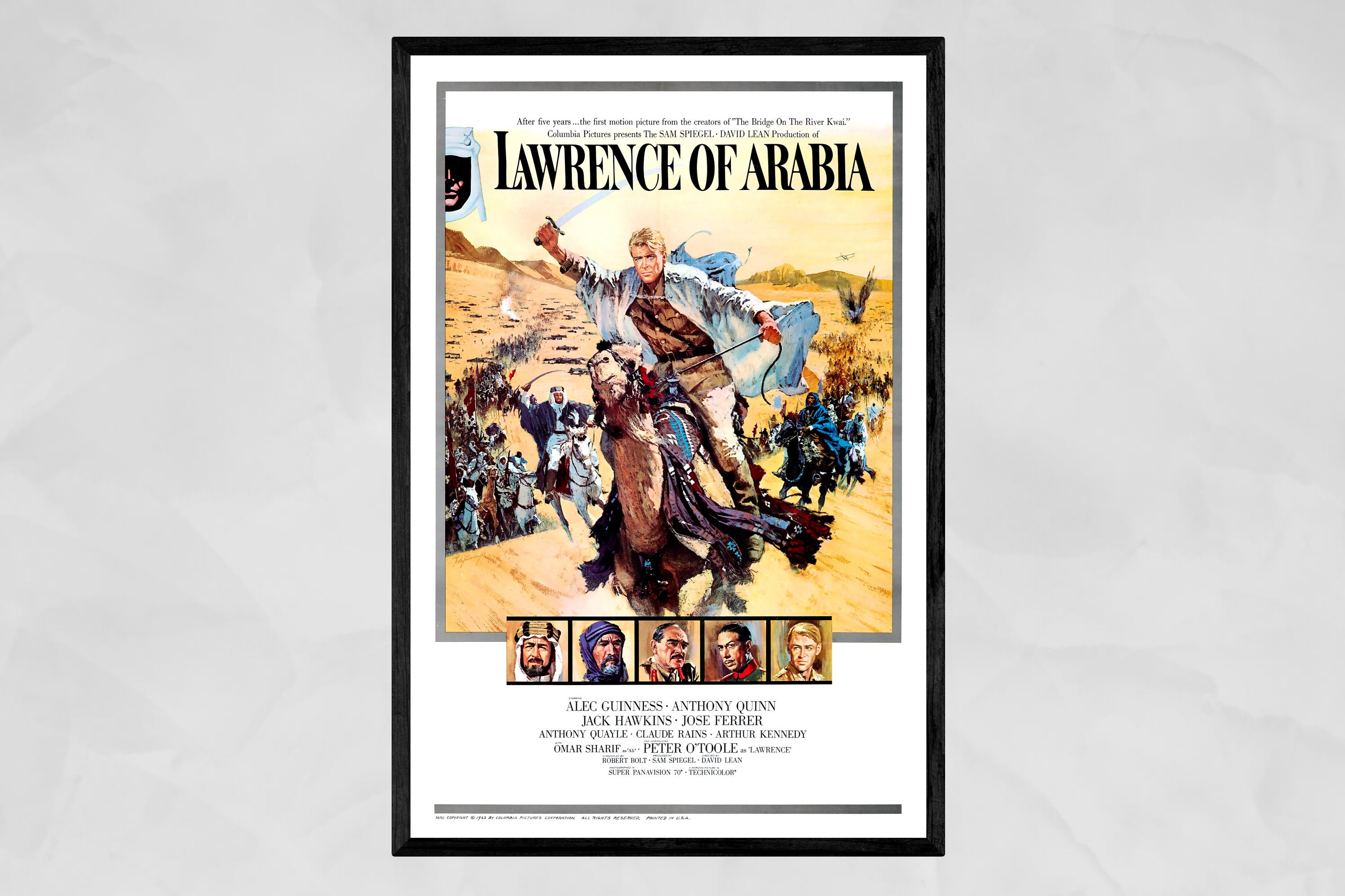 Lawrence Of Arabia Movie Poster 1963