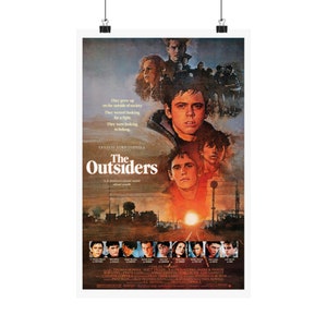 The Outsiders (1982) Classic Movie Poster - Etsy