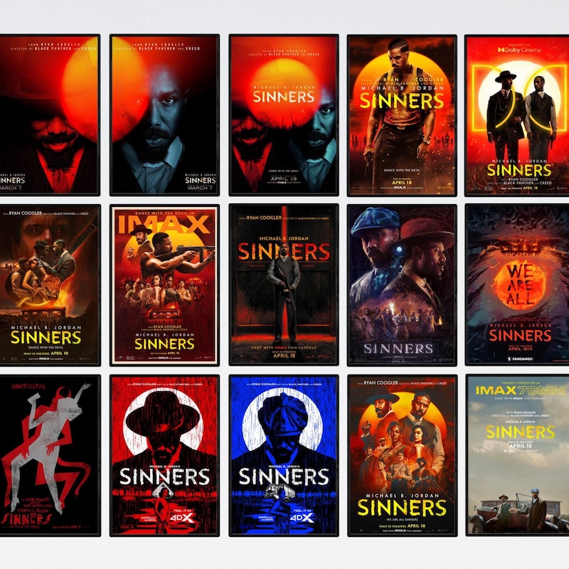 Sinners Movie [poster - Etsy