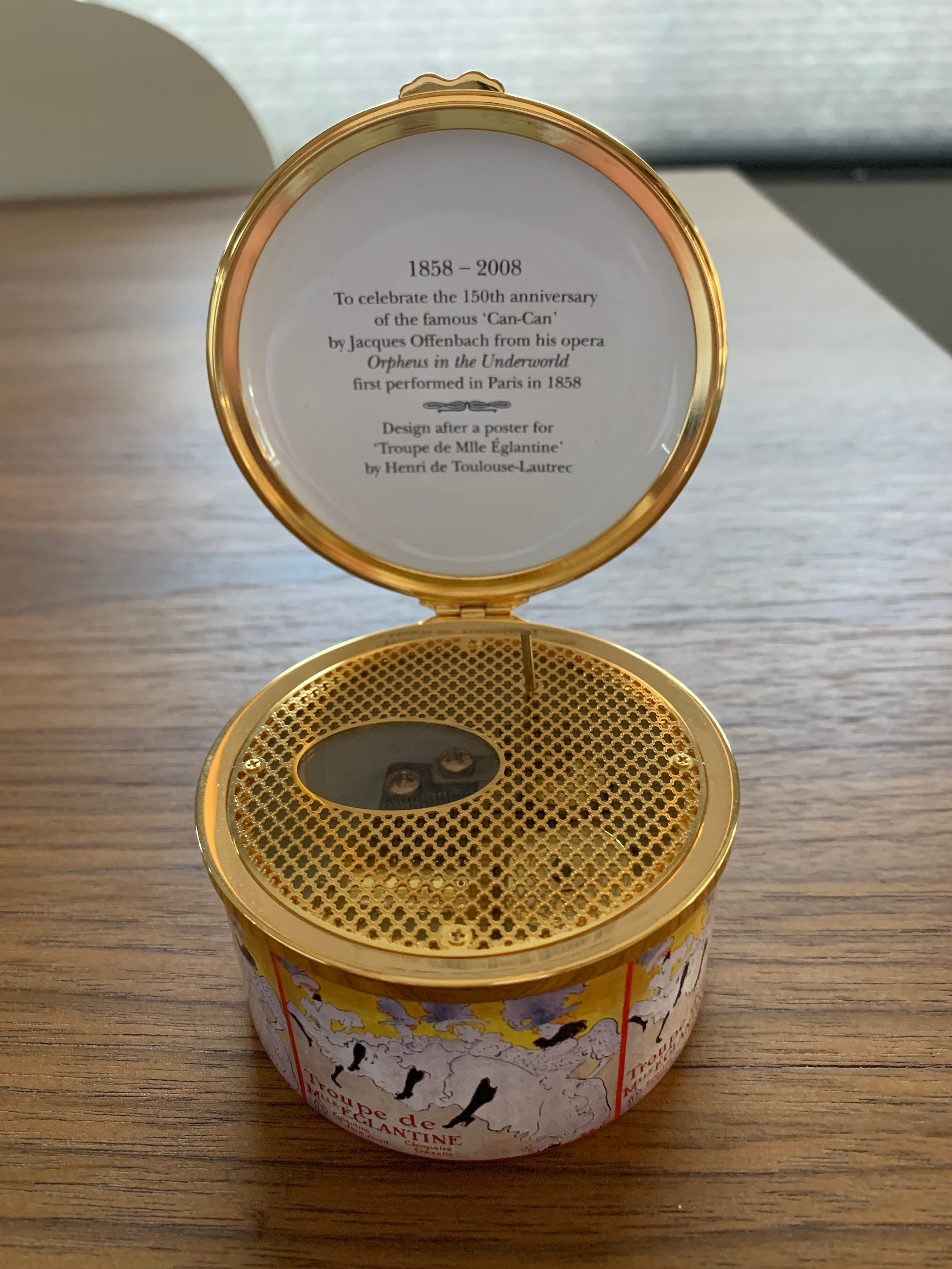 Halcyon Days Enamels 'can-can' Music Box - Etsy