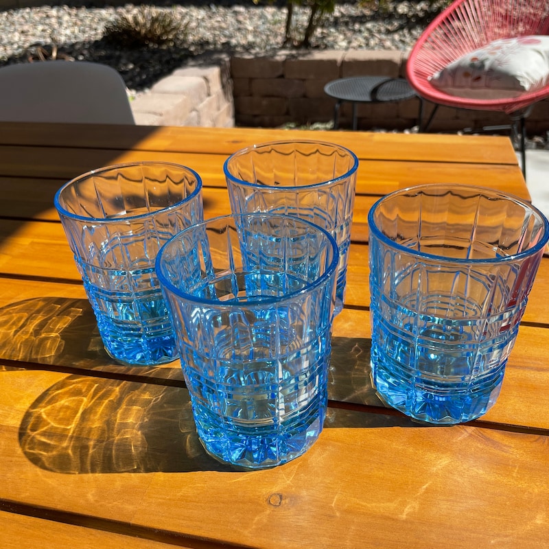 Blue Glassware - Etsy
