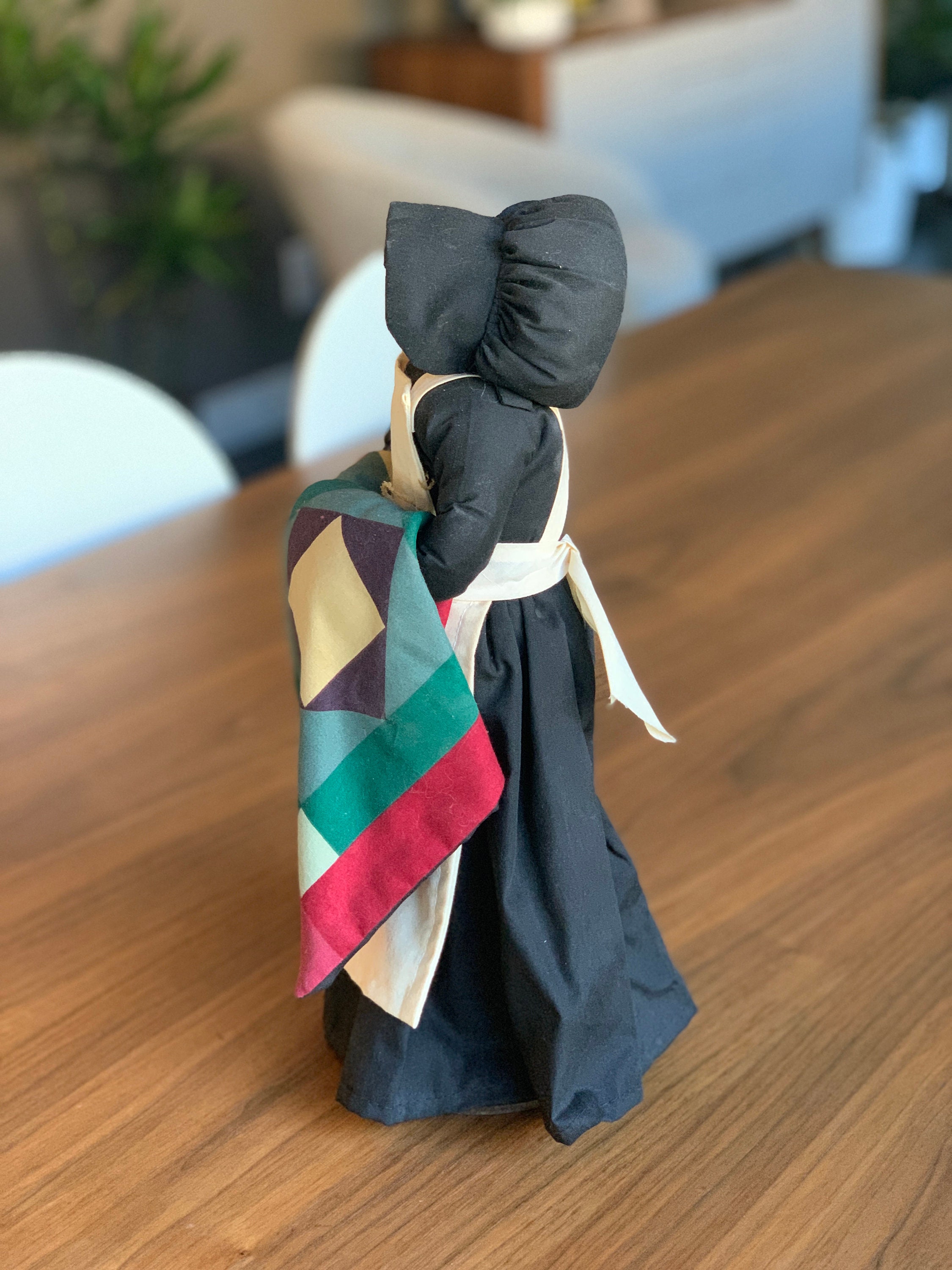 Vintage Apple Head Doll: Appalachian Folk Art Woman With Quilts - Etsy