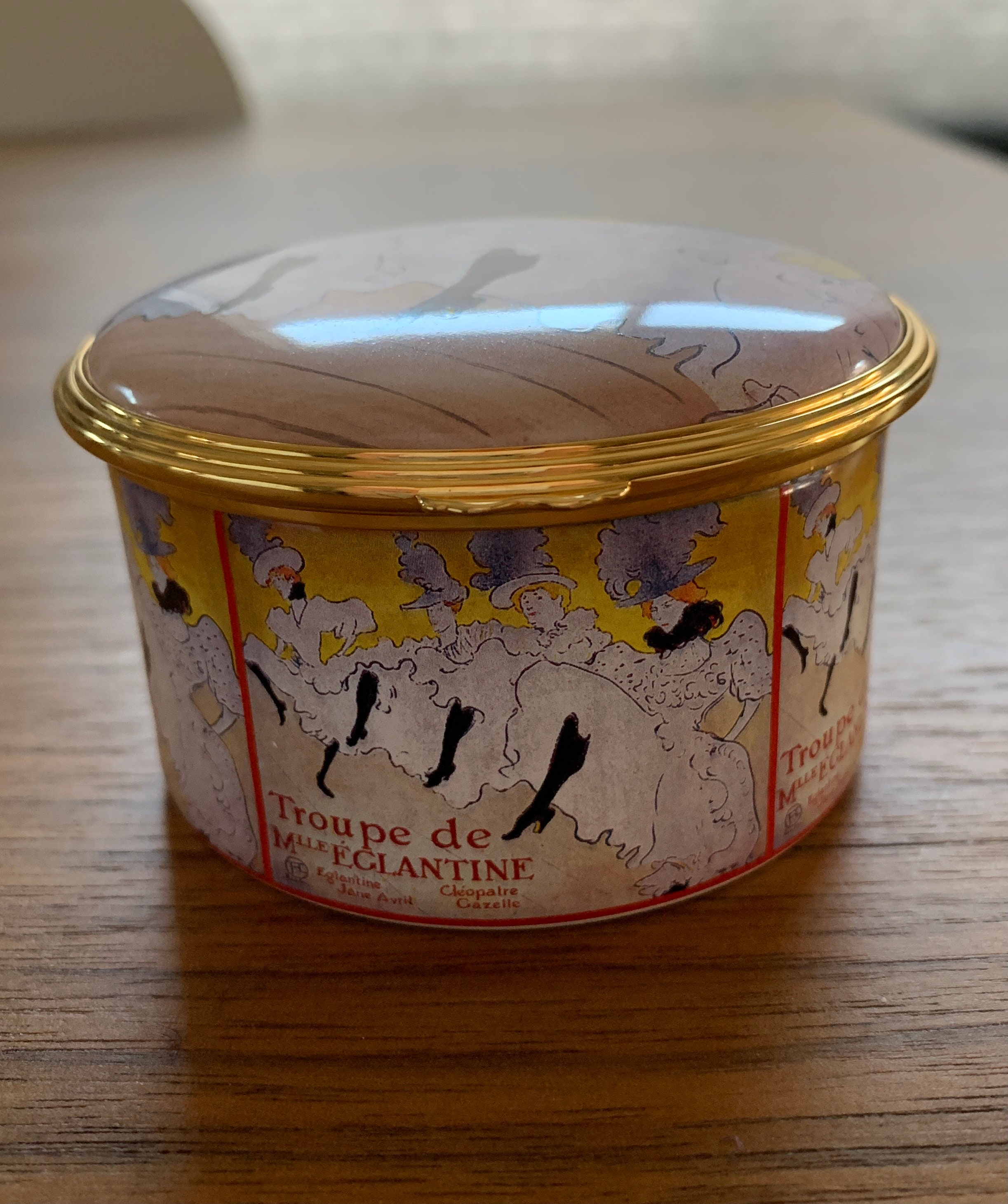 Halcyon Days Enamels 'can-can' Music Box - Etsy