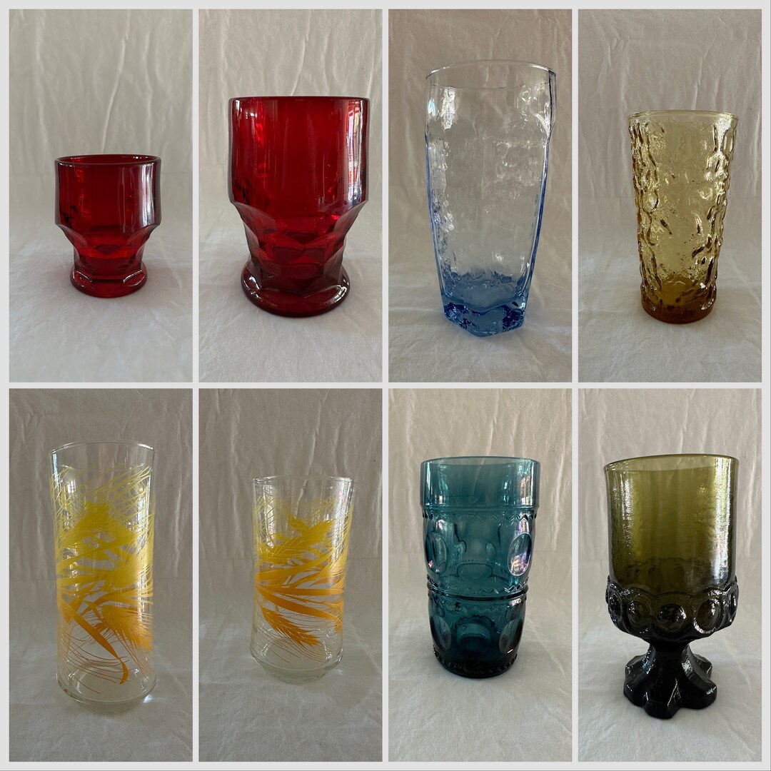 Vintage Glassware | Mismatch Vintage Glassware | Mix and Match ...