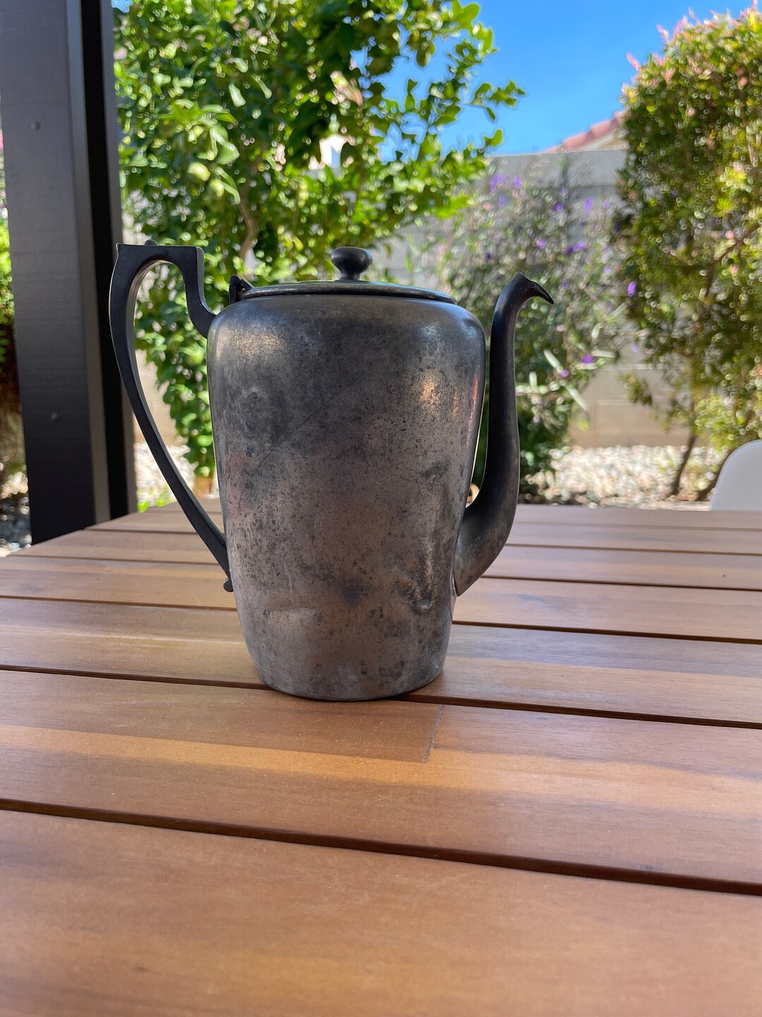 Vintage Pewter Teapot | Antique Pewter Teapot | Pewter Teapot ...