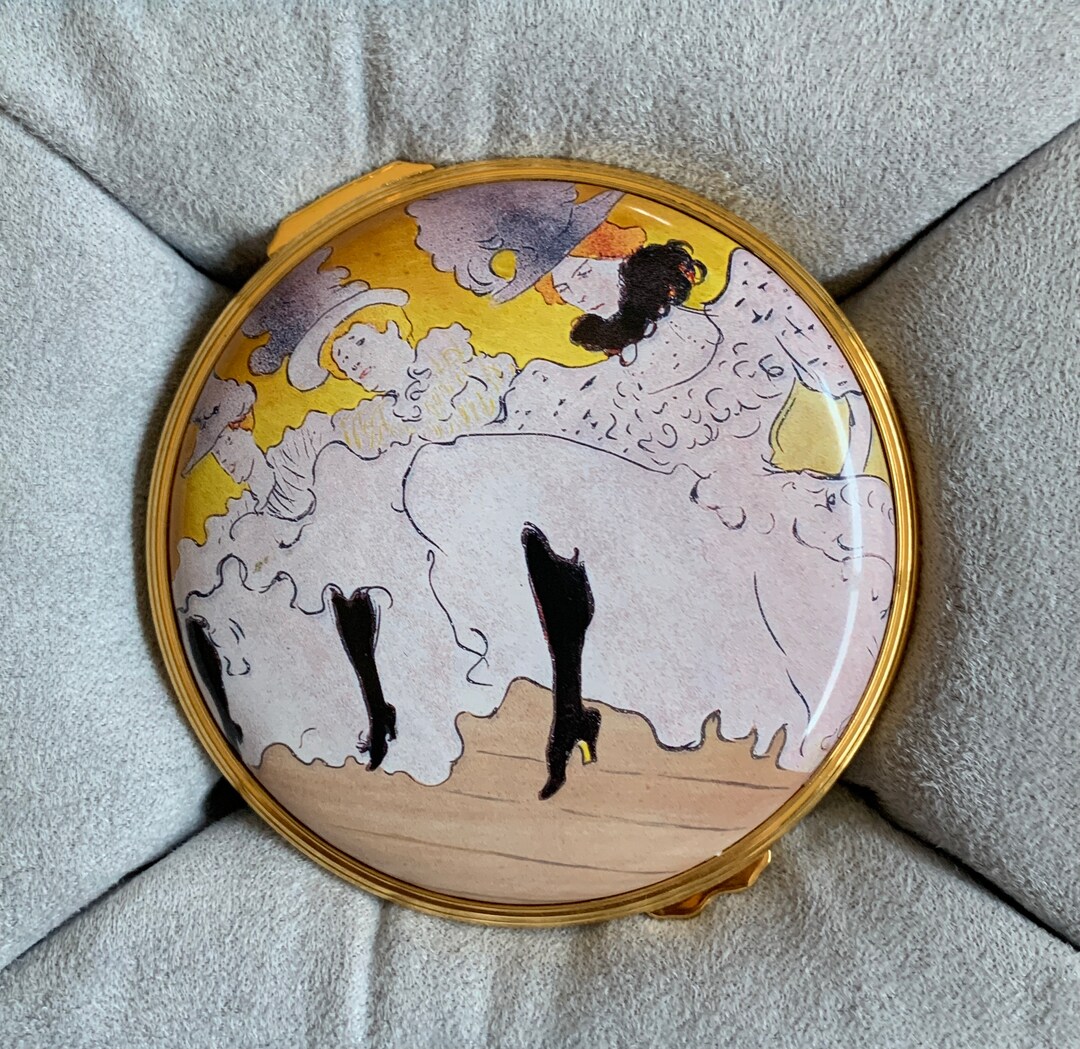 Halcyon Days Enamels 'can-can' Music Box - Etsy